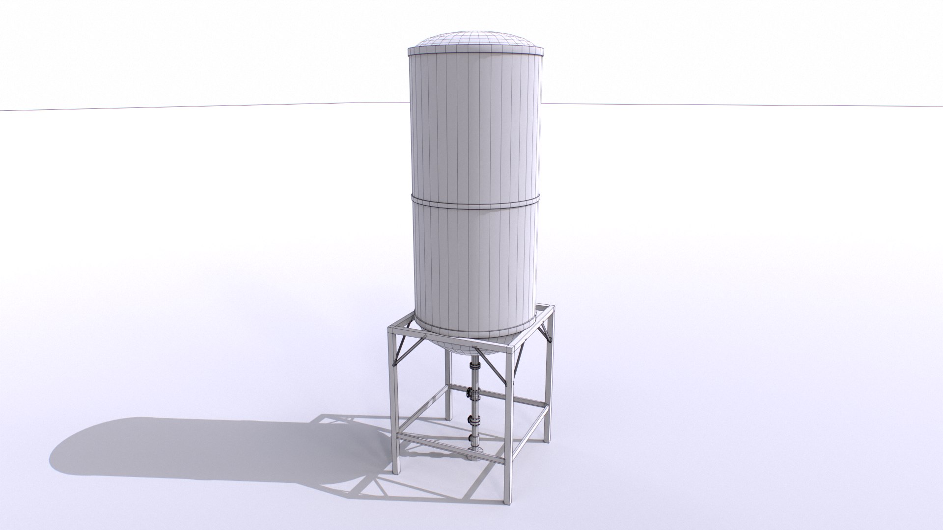 Water tank 3 3D model - TurboSquid 2073245