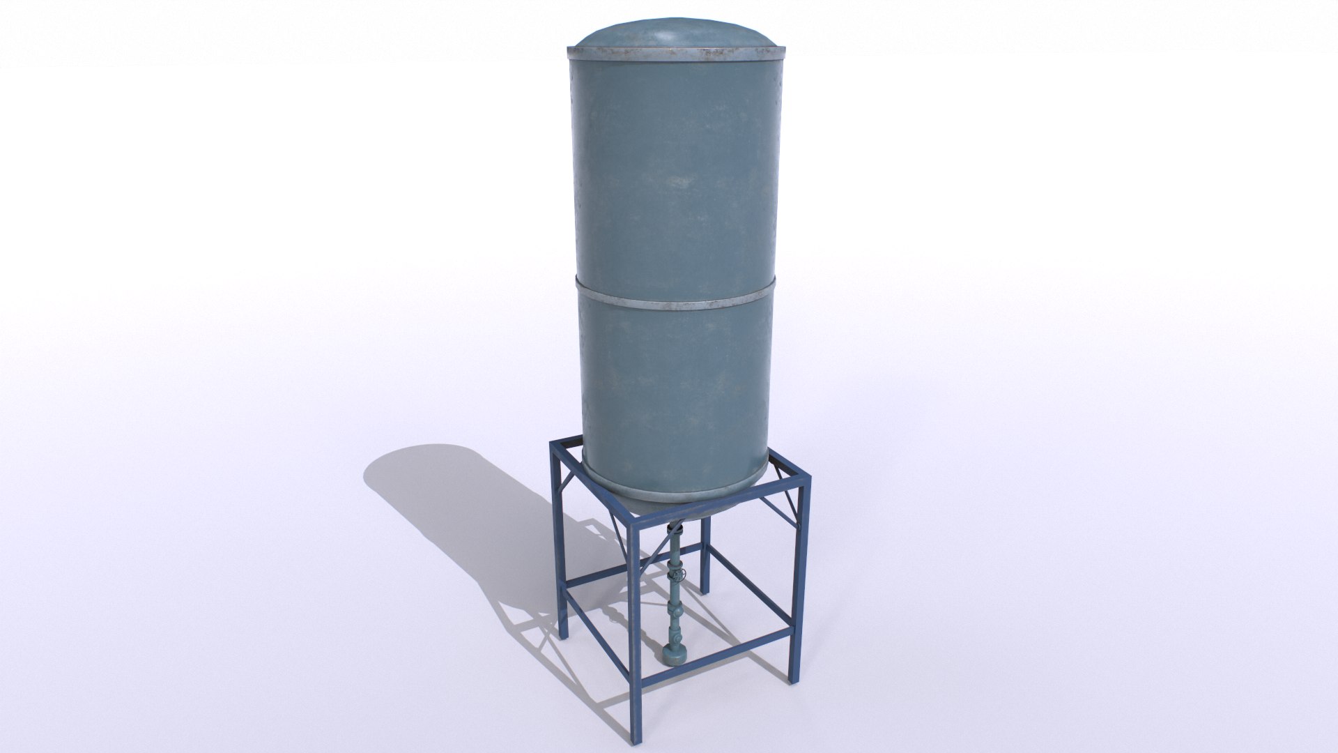 Water tank 3 3D model - TurboSquid 2073245
