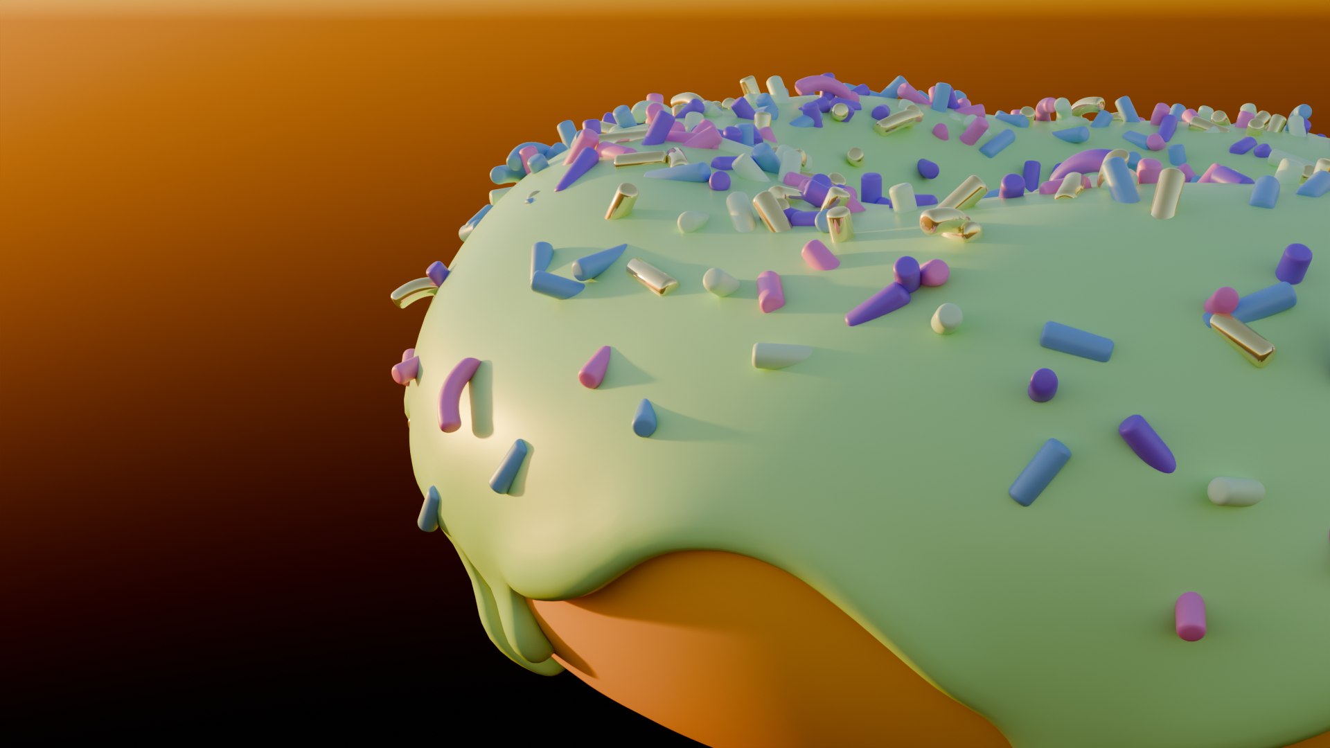 Donut Mint Model - TurboSquid 2339077