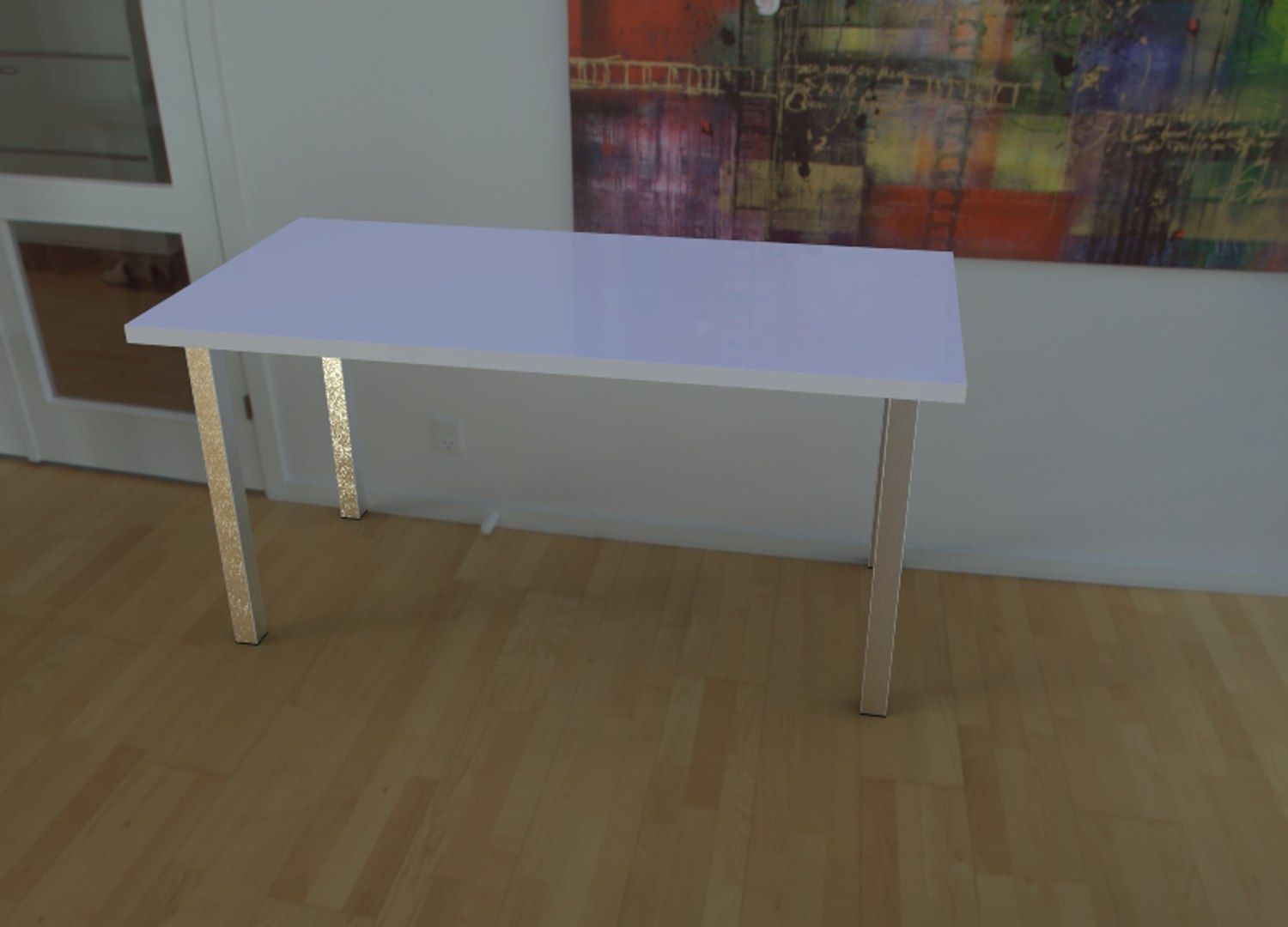 Ikea Linnmon Desk 3d 3ds