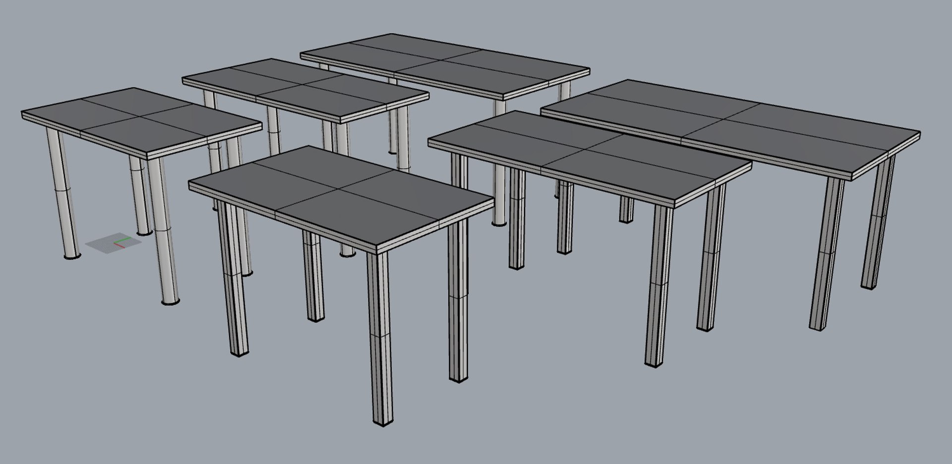 Ikea Linnmon Desk 3d 3ds