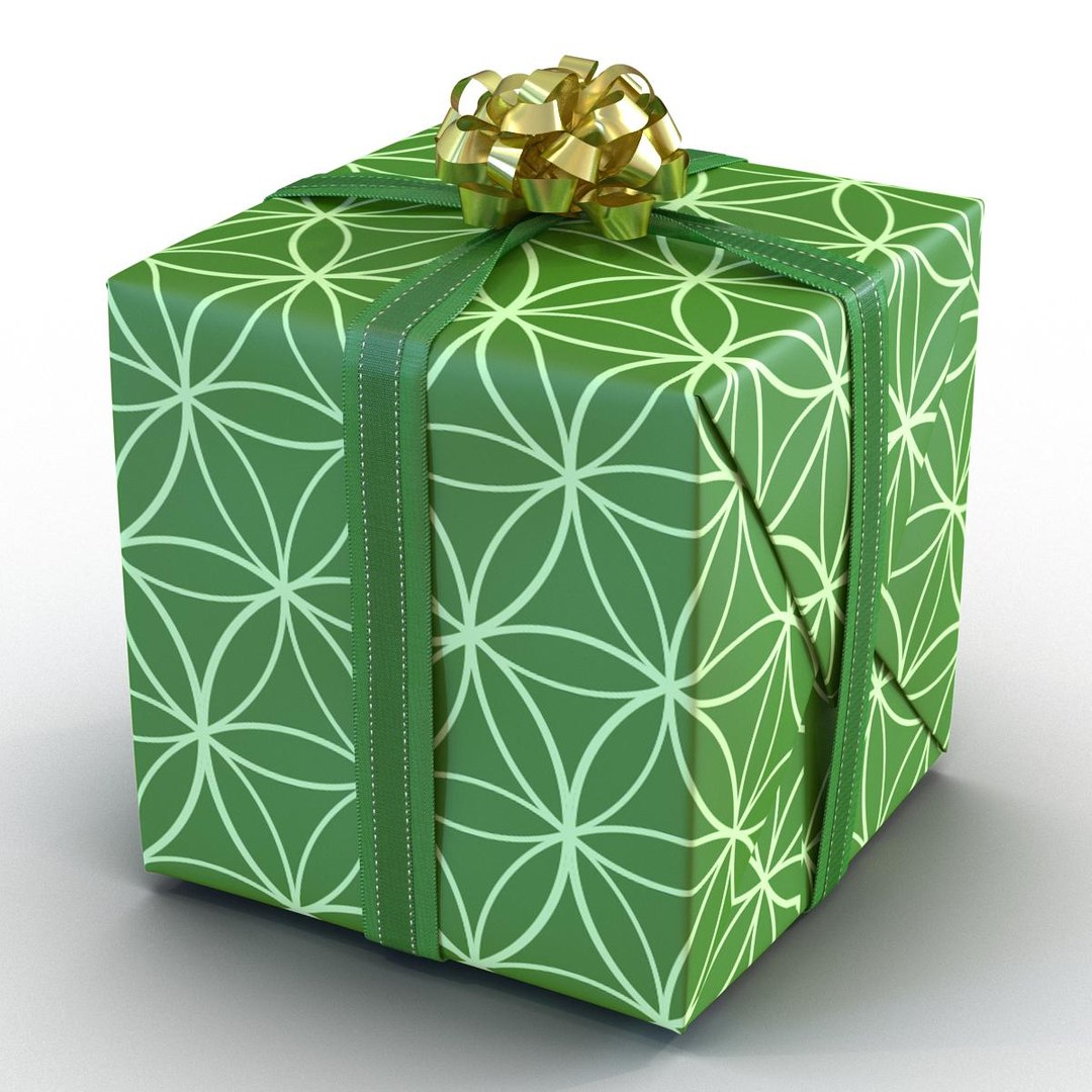 Giftbox 2 Green 3ds