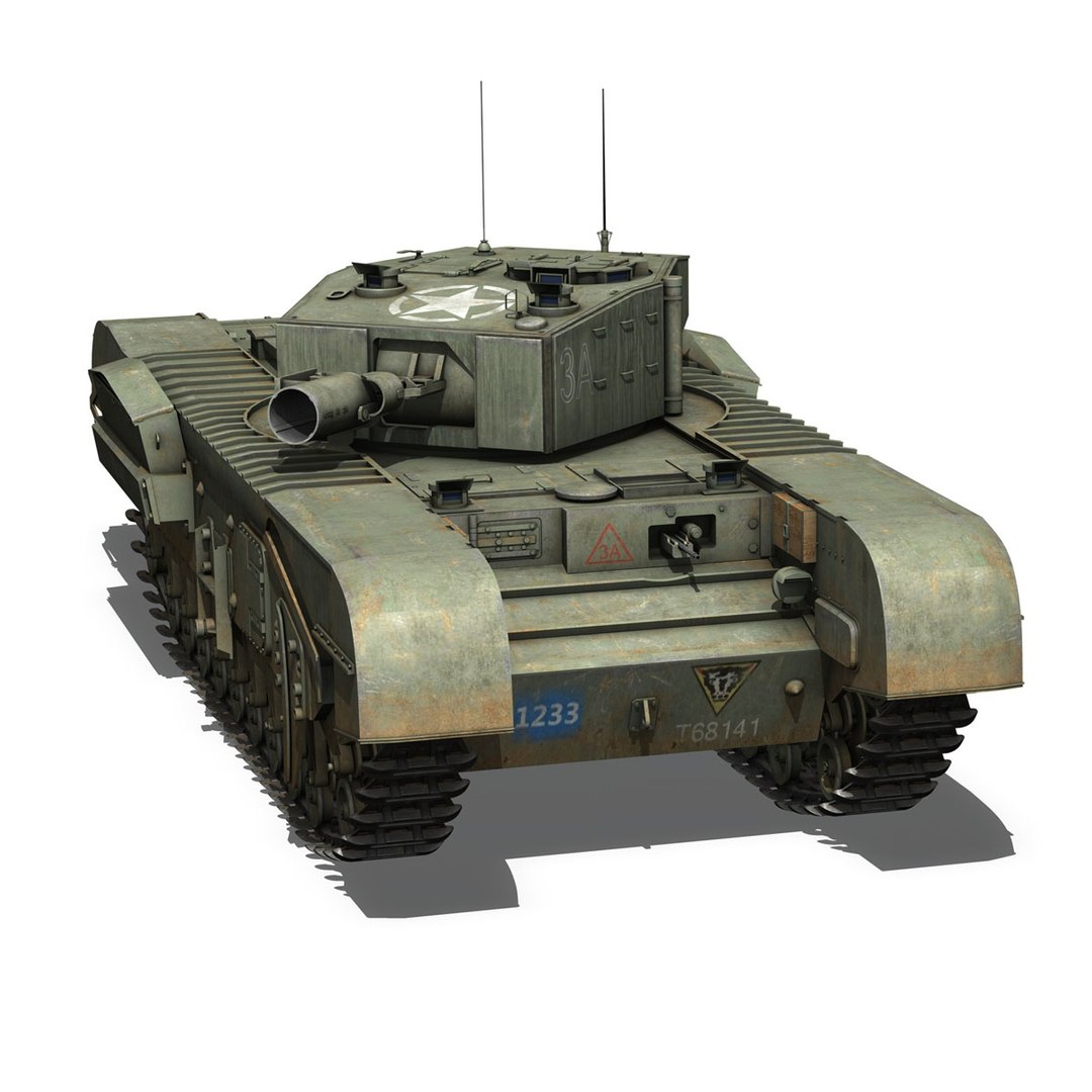 3d British Churchill Mk Iii