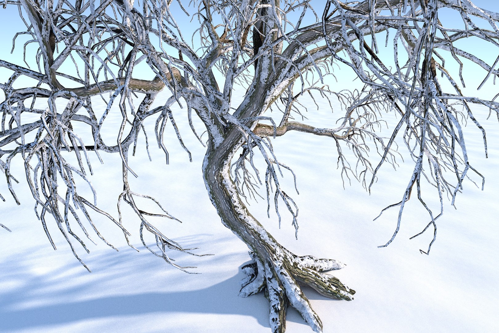 3D Winter Tree - TurboSquid 1351355