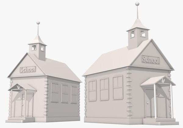 학교 집 3D 모델 - TurboSquid 1065808
