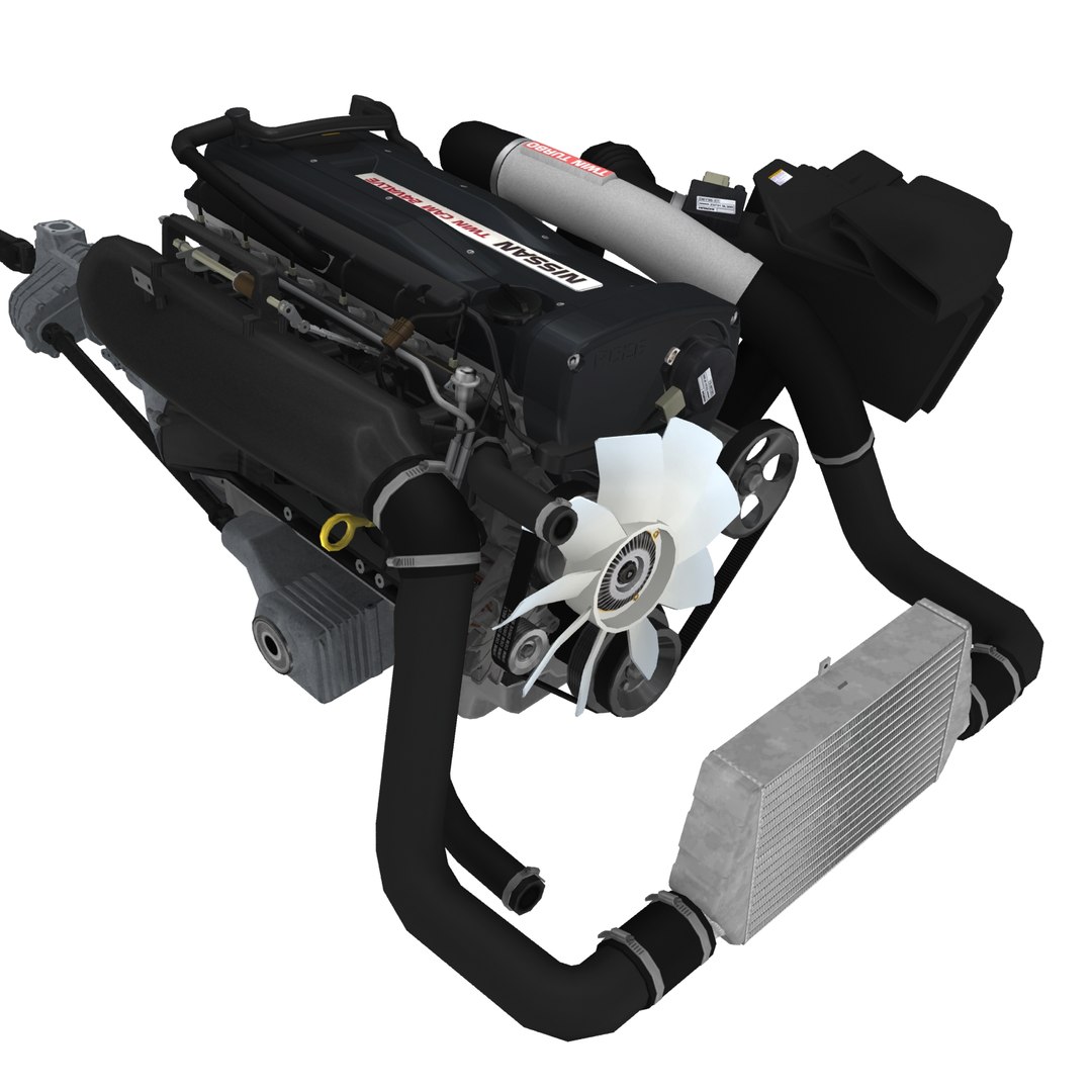 3D Rb26dett Engine 2 Nissan Skyline - TurboSquid 1375241