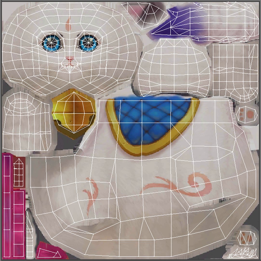 Cartoon Fat Cat Mount 3D - TurboSquid 1724613