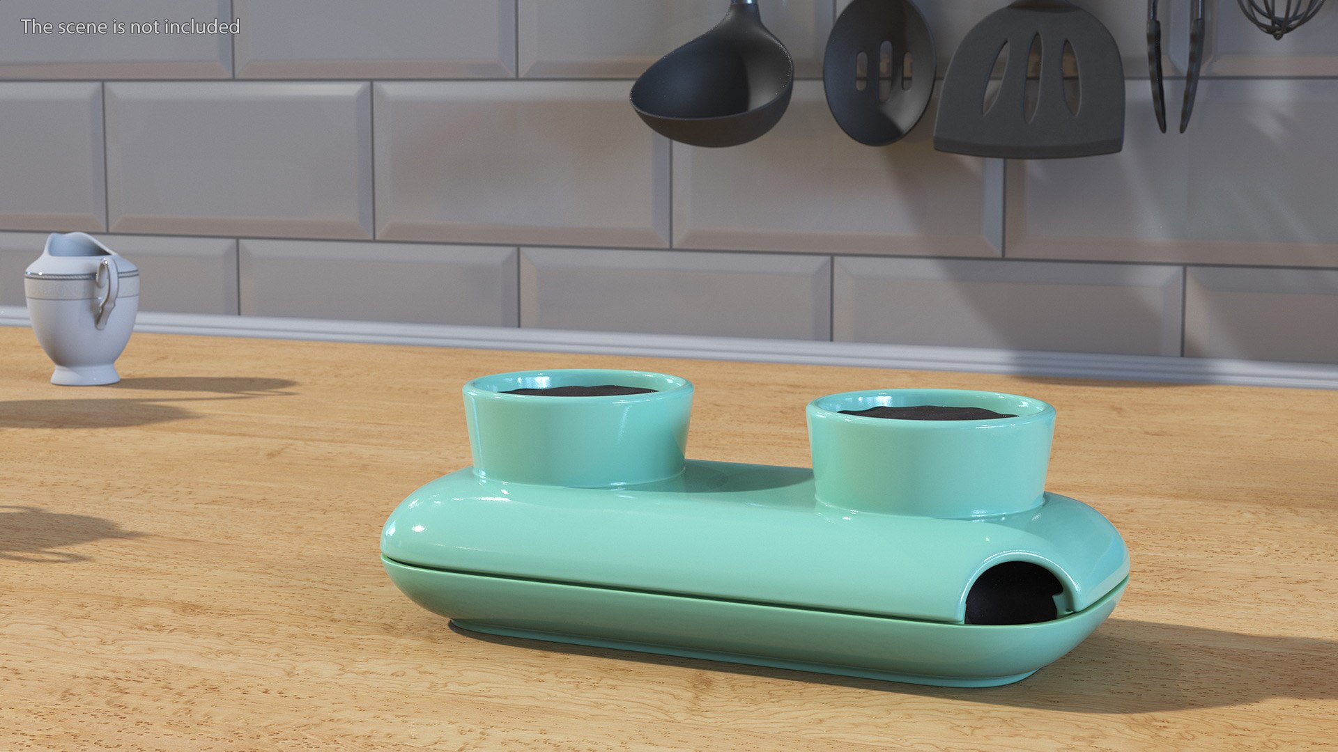 3D Double Herb Pot Sagaform Green - TurboSquid 2216630