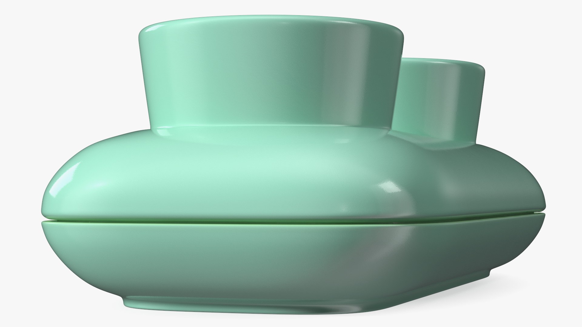 3D Double Herb Pot Sagaform Green - TurboSquid 2216630