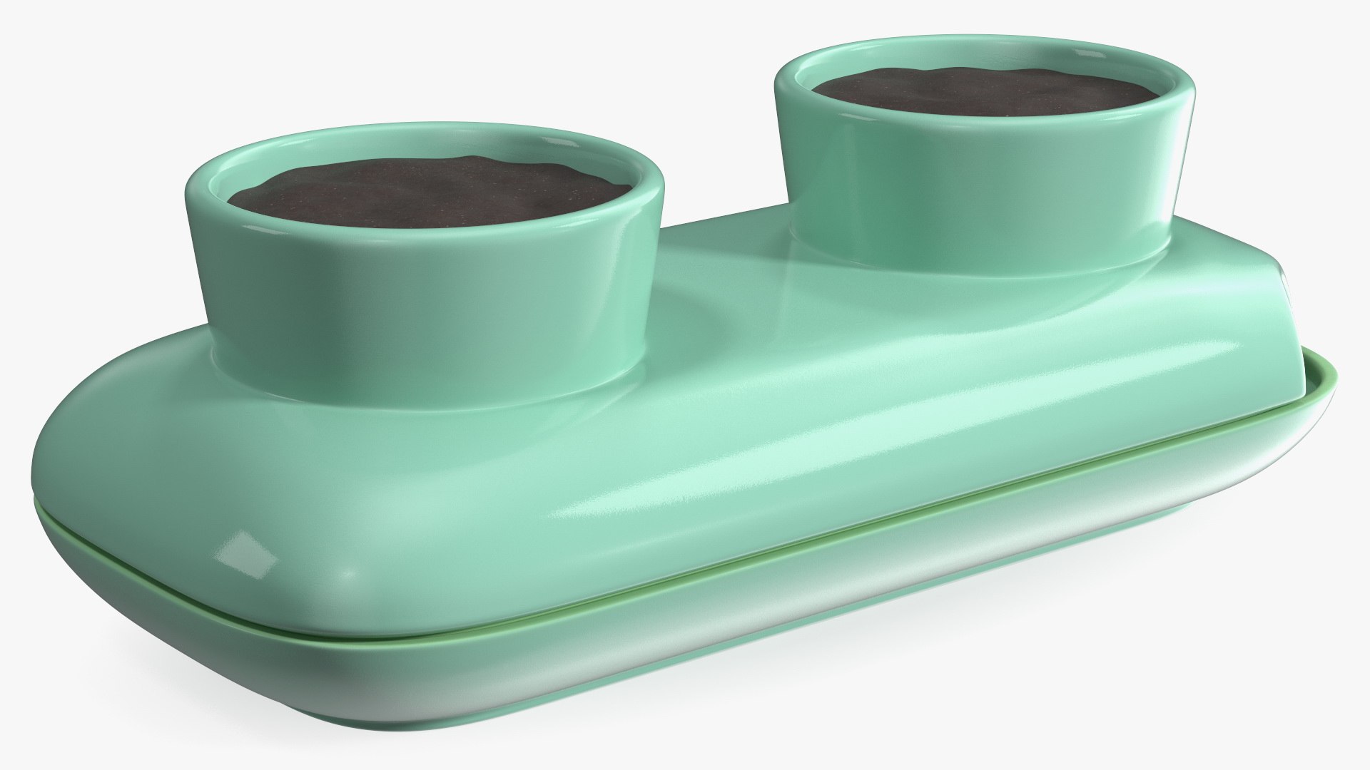 3D Double Herb Pot Sagaform Green - TurboSquid 2216630