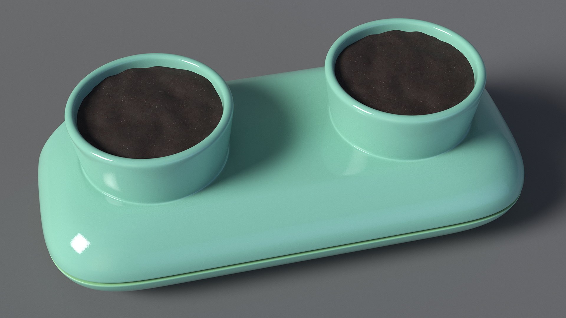 3D Double Herb Pot Sagaform Green - TurboSquid 2216630