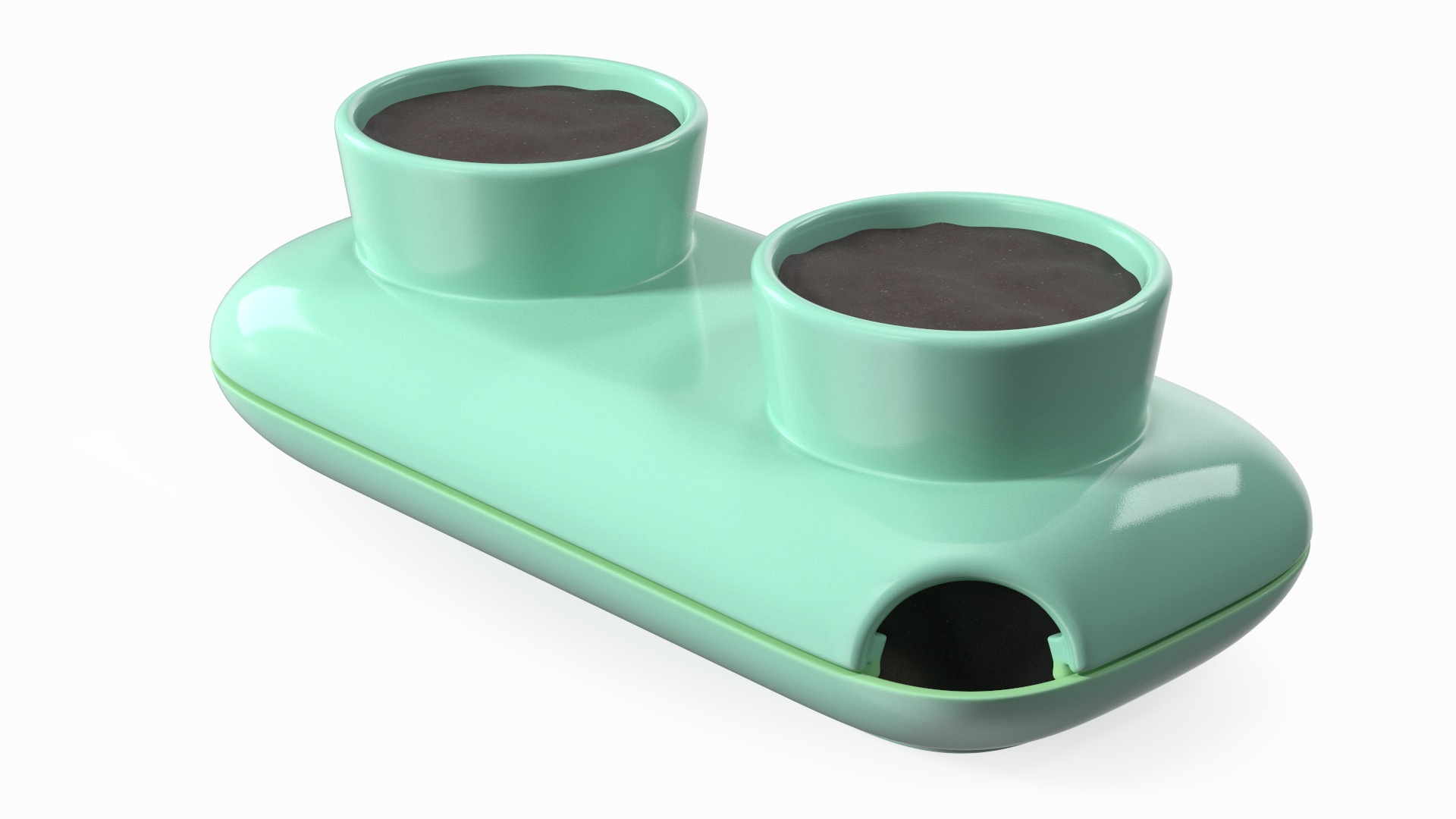 3D Double Herb Pot Sagaform Green - TurboSquid 2216630