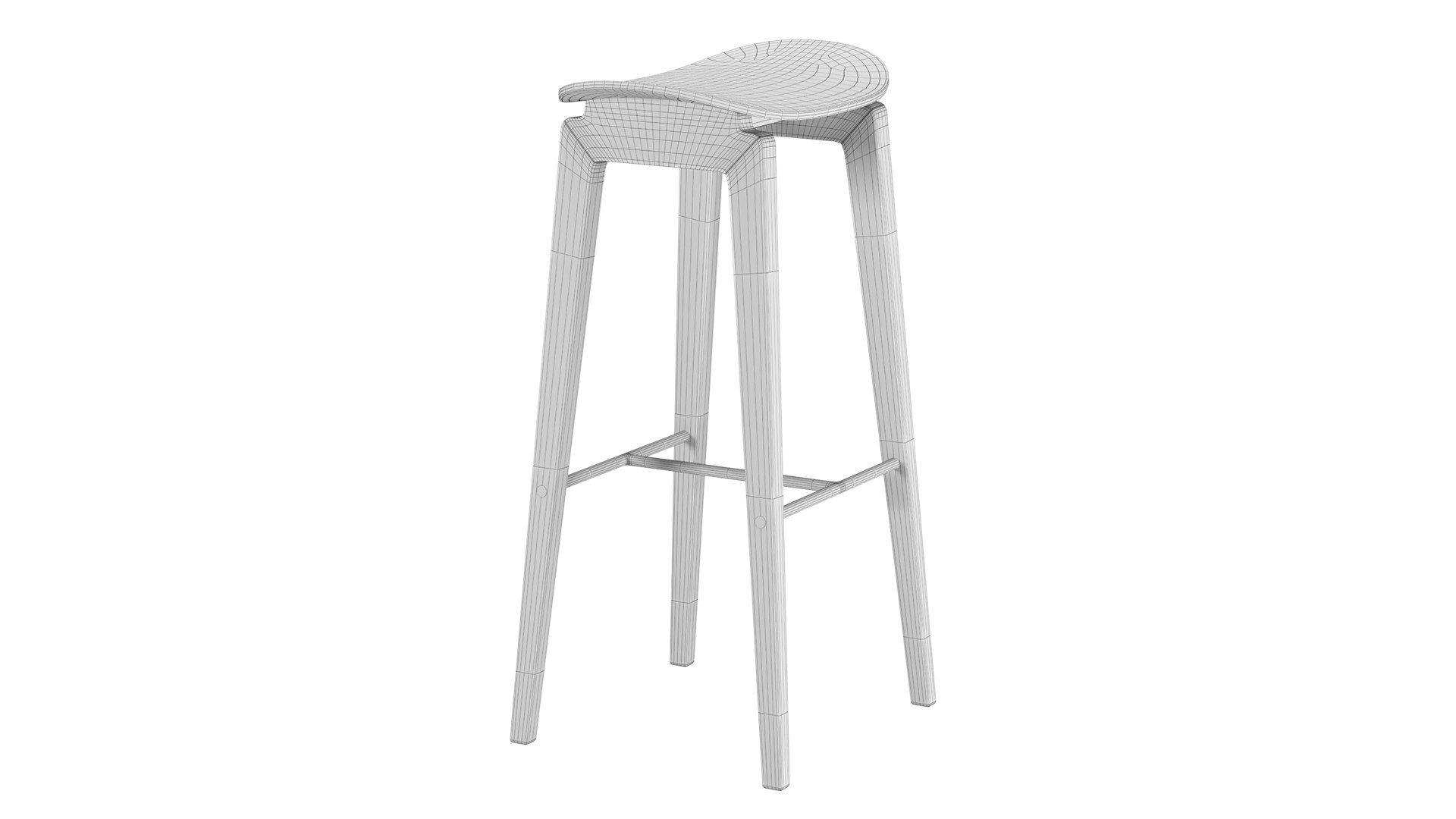 NY11 Stool By NORR11 3D - TurboSquid 1976001