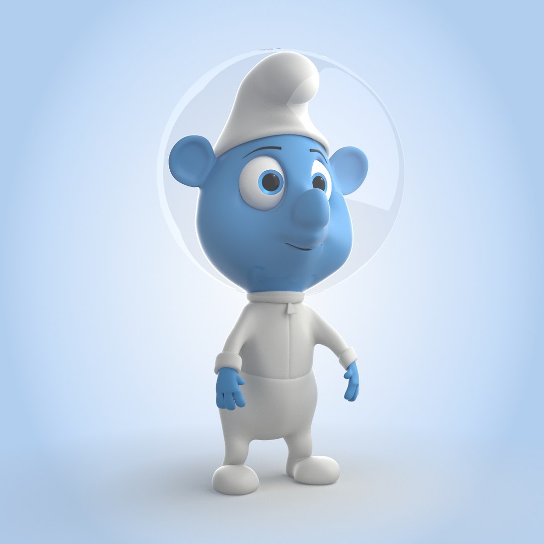 AstroSmurf Model - TurboSquid 2028545