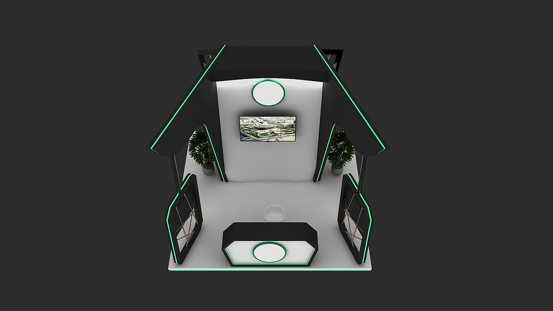 Booth 4x4 WING 3D Model - TurboSquid 2085688