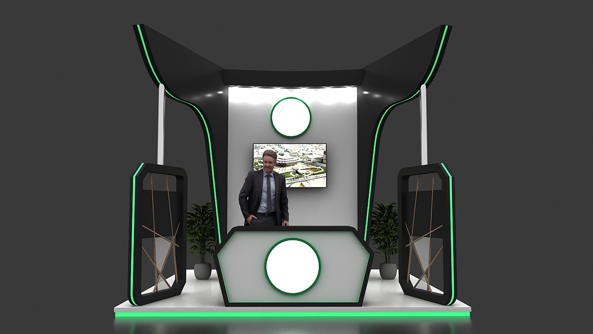Booth 4x4 WING 3D Model - TurboSquid 2085688