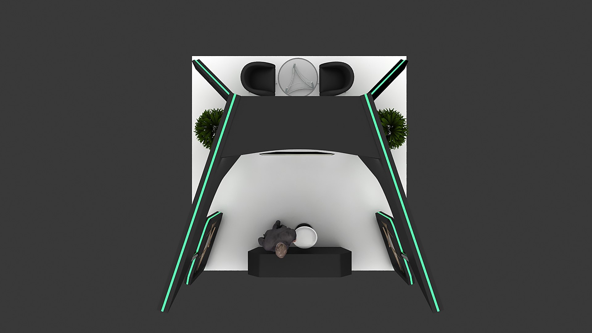 Booth 4x4 WING 3D Model - TurboSquid 2085688
