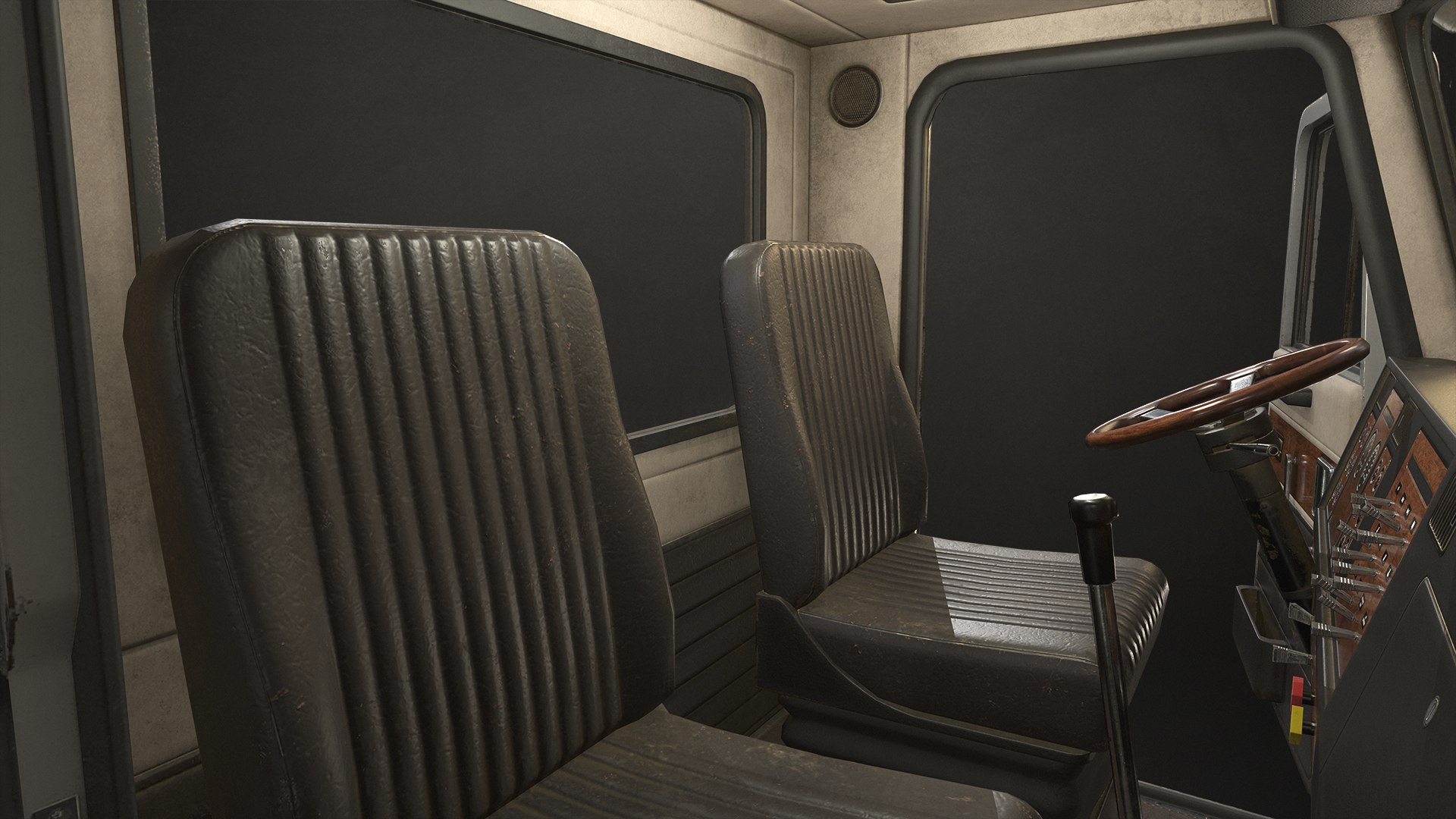 Semi Truck Day Cab - Low Poly 3D - TurboSquid 2278903