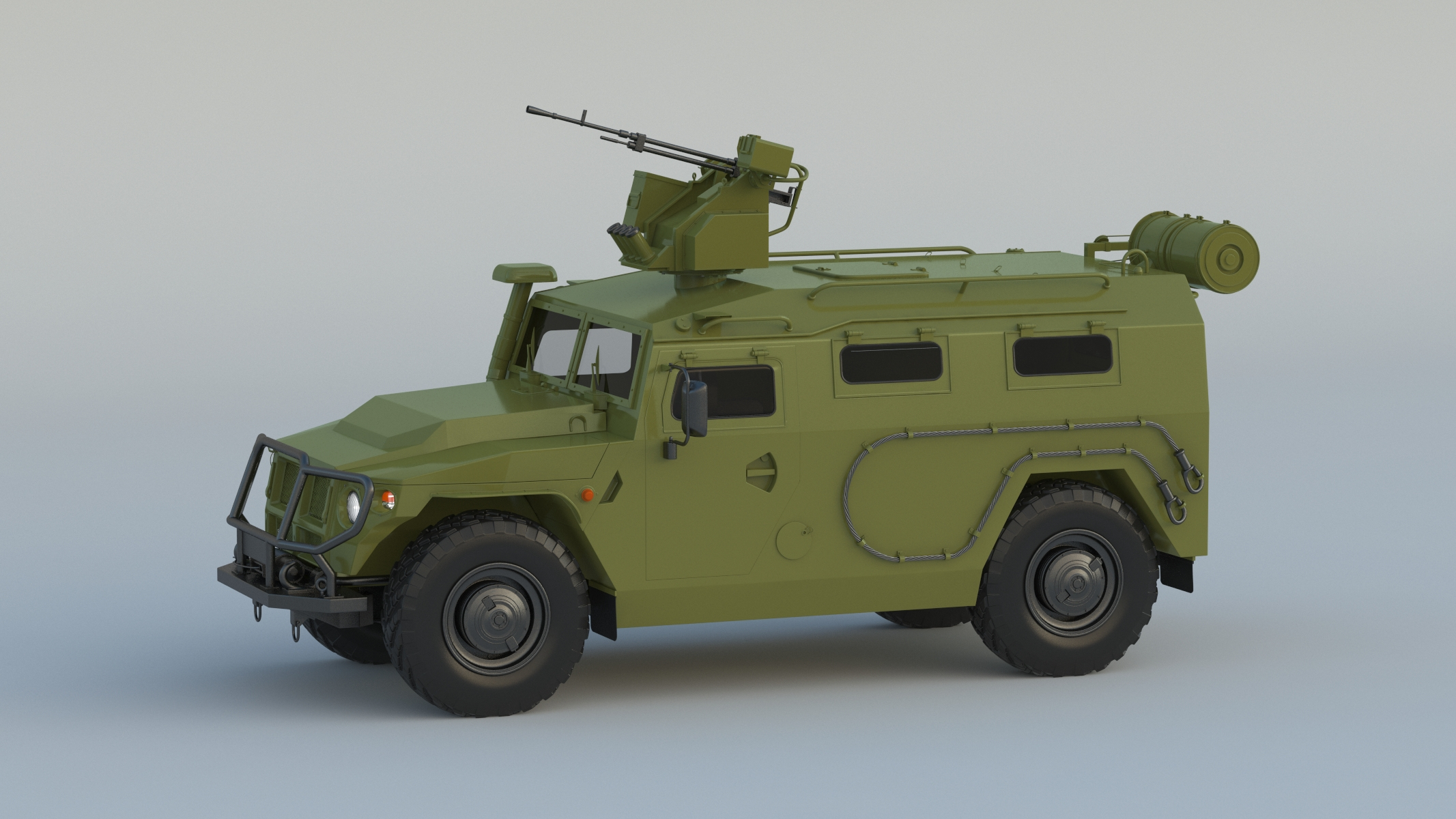 3D GAZ Tigr Russian Military Vehicle - TurboSquid 1922036