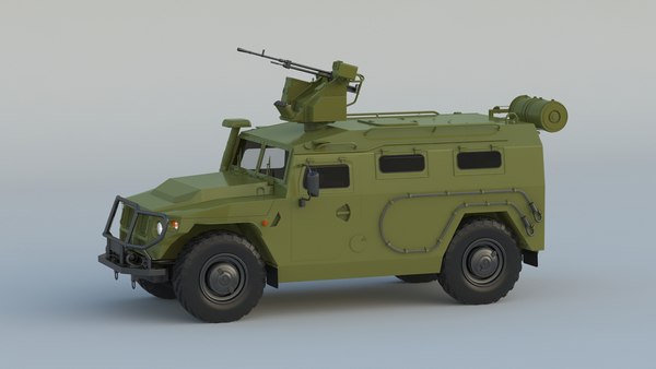 3D GAZ Tigr Russian Military Vehicle - TurboSquid 1922036