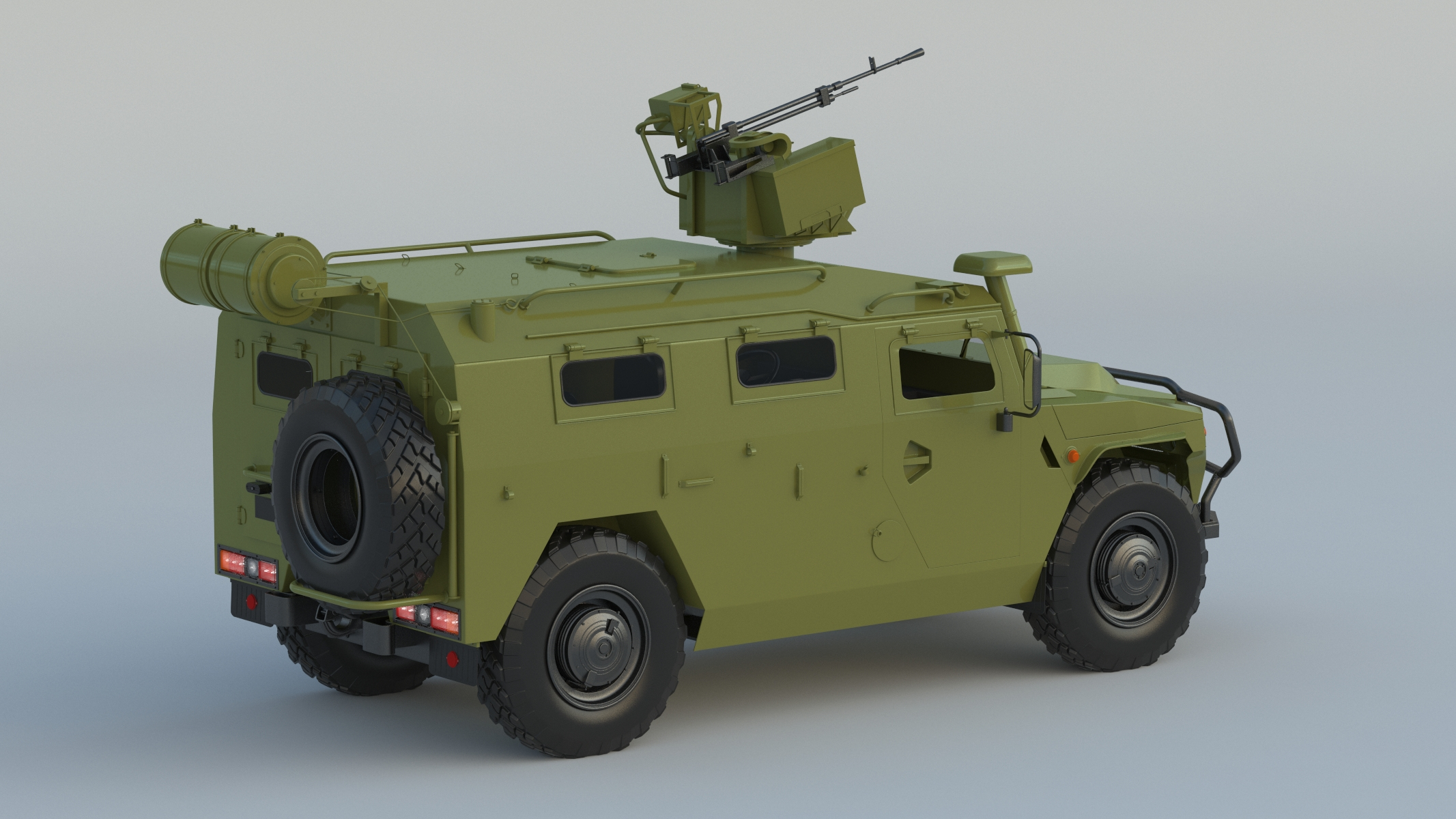 3D GAZ Tigr Russian Military Vehicle - TurboSquid 1922036
