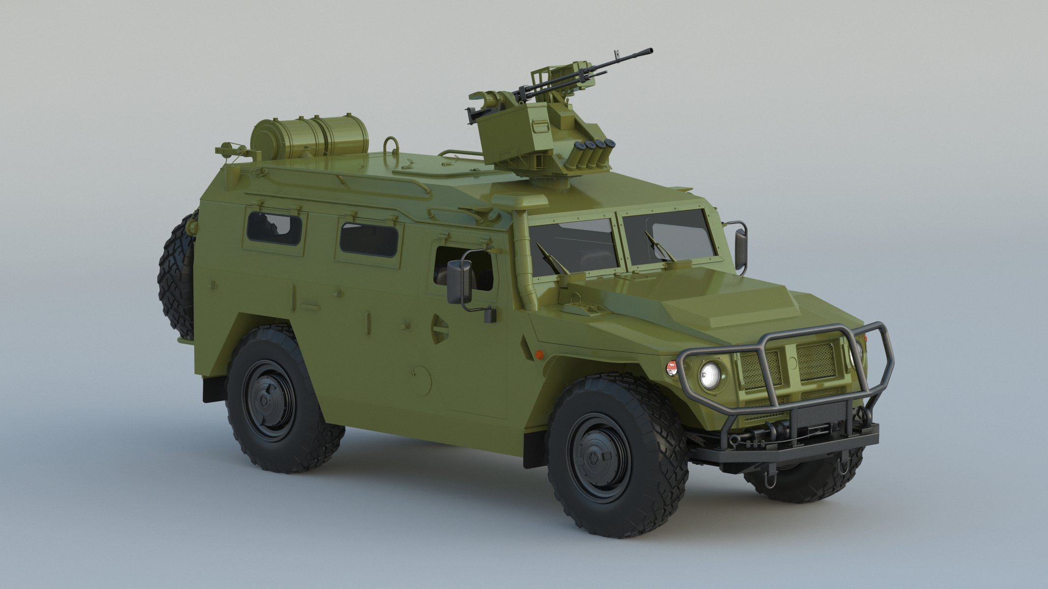 GAZ Tigr Russian Military Vehicle Modelo 3D - TurboSquid 1922036