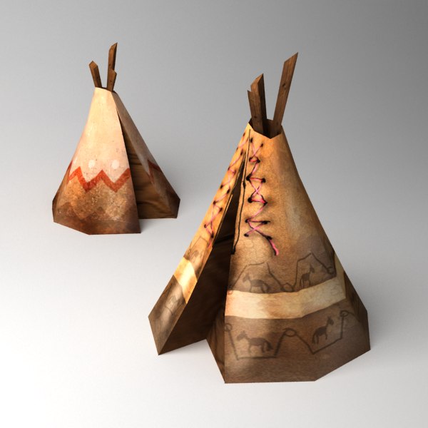tipi 3d model