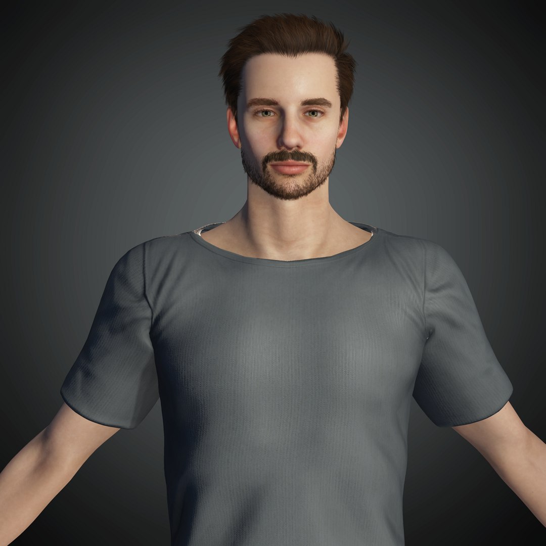 modelo 3d Realistic Male Andrew - TurboSquid 1976907