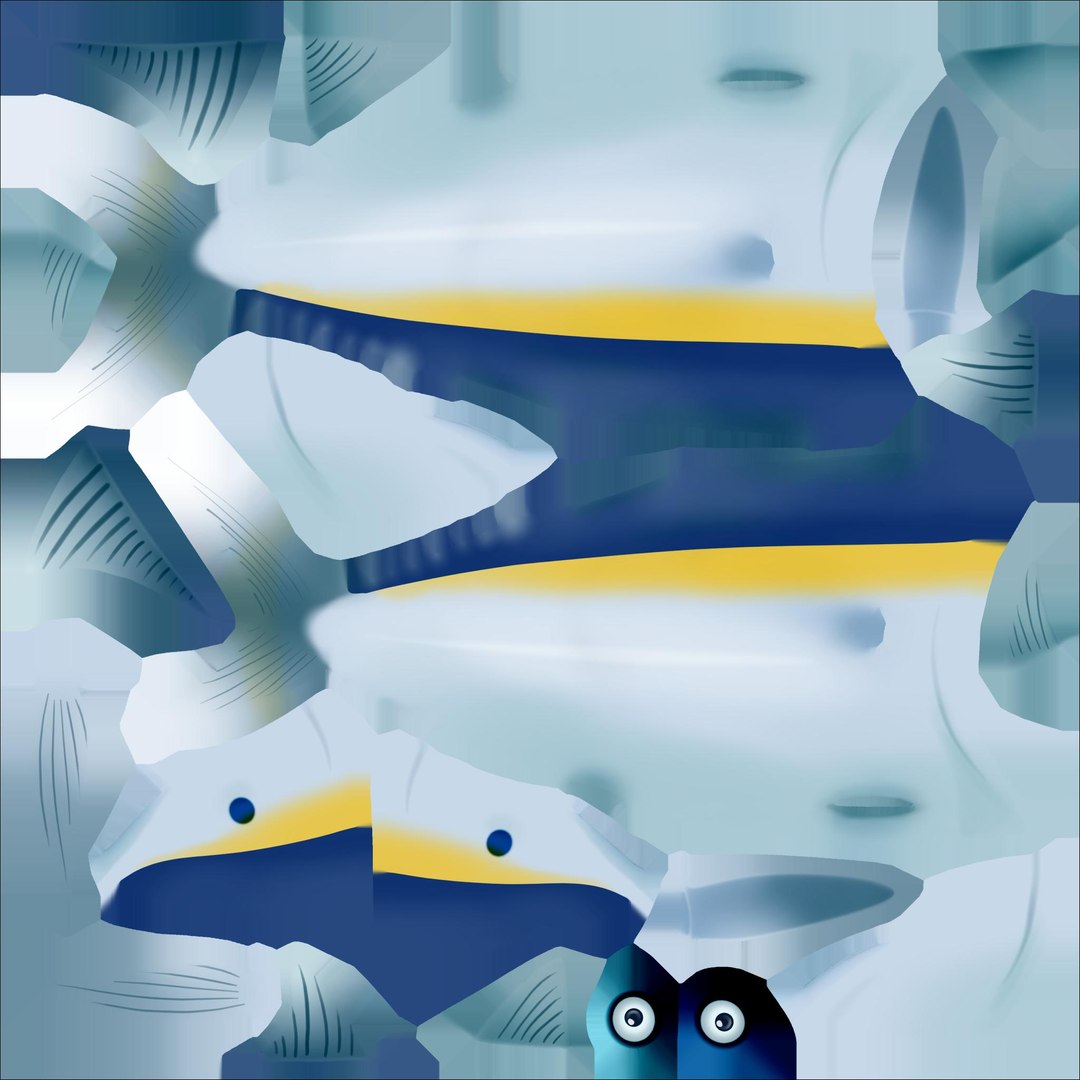 Tuna Cartoon 3D Model - TurboSquid 1166885