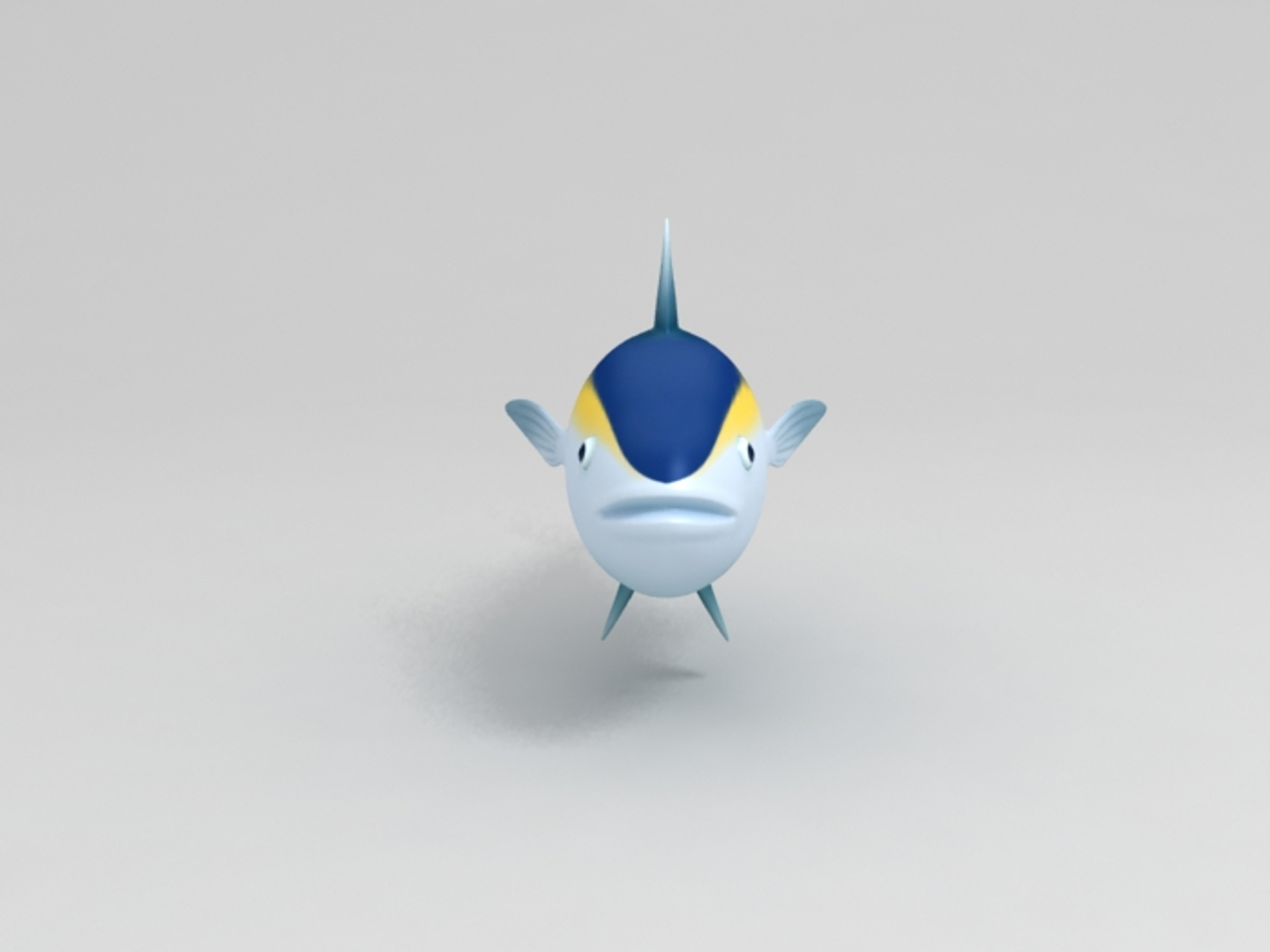 Tuna Cartoon 3D Model - TurboSquid 1166885