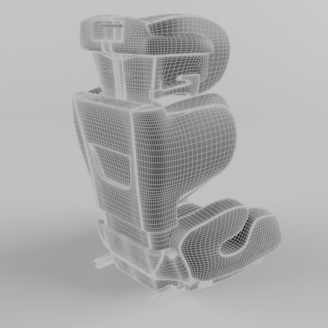 3D Recaro MAKO Children Car Seat Core Power Berry - TurboSquid 1763605