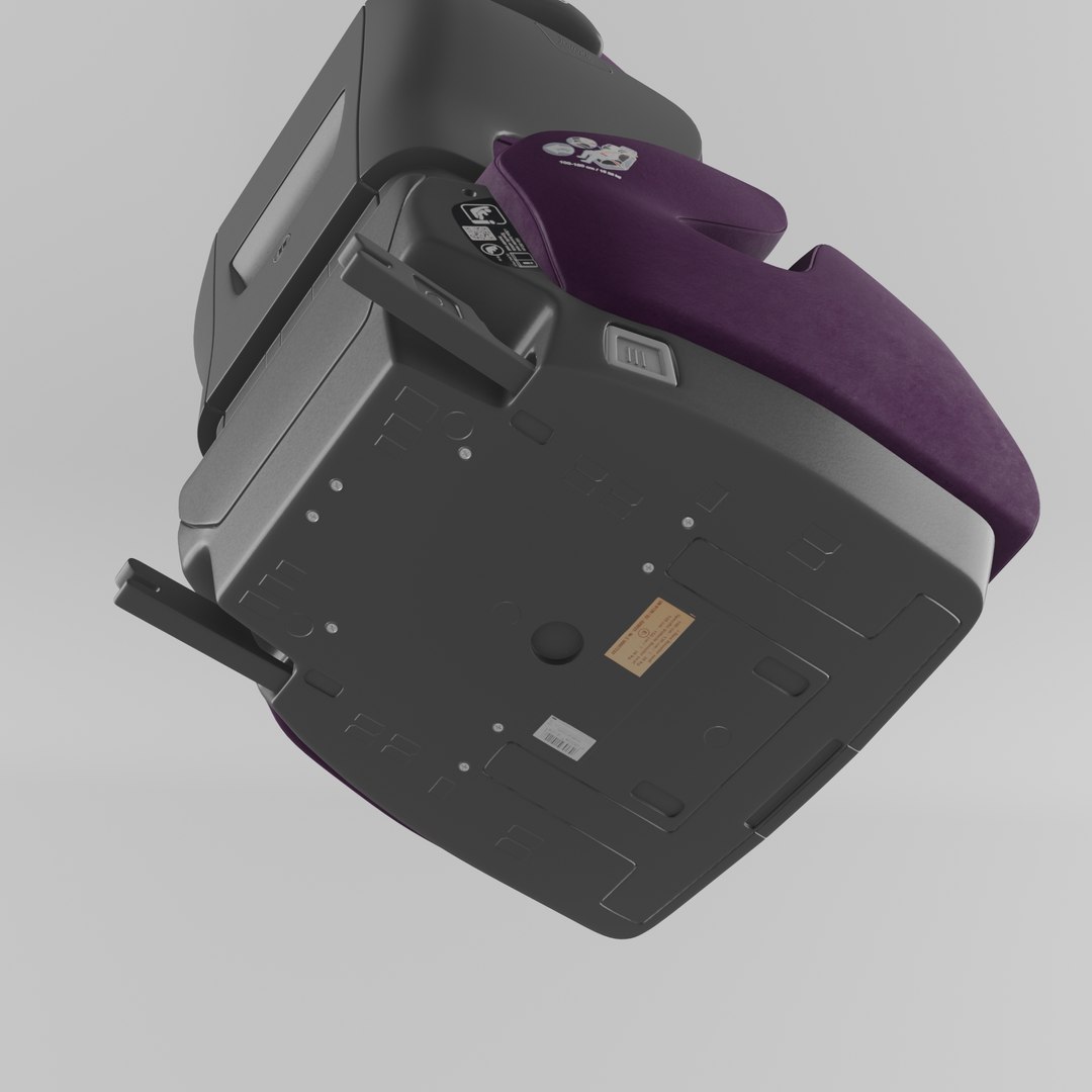 3D Recaro MAKO Children Car Seat Core Power Berry - TurboSquid 1763605