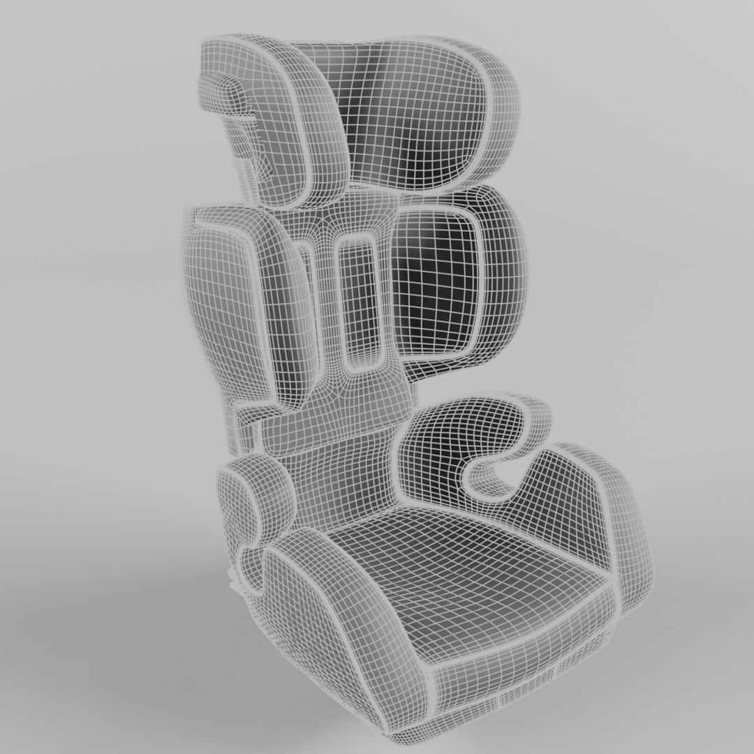 3D Recaro MAKO Children Car Seat Core Power Berry - TurboSquid 1763605