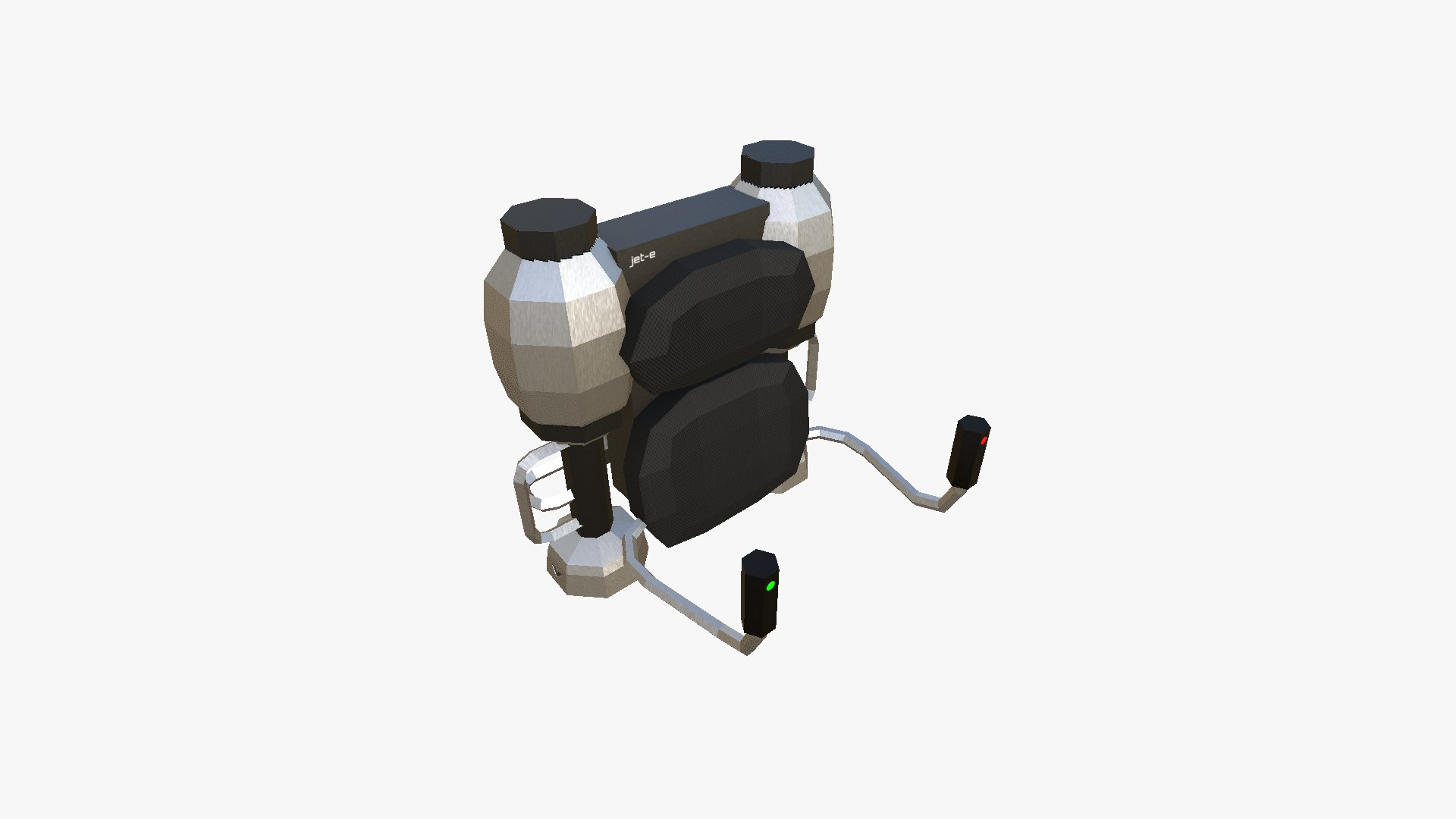 Jetpack Low Poly E05 - SciFi Character Design 3D Model - TurboSquid 2255387
