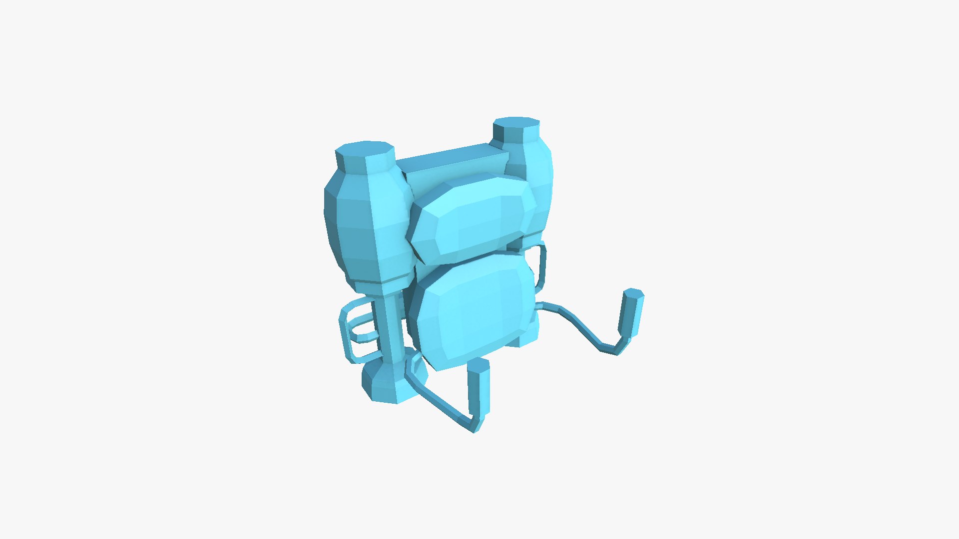 Jetpack Low Poly E05 - SciFi Character Design 3D Model - TurboSquid 2255387