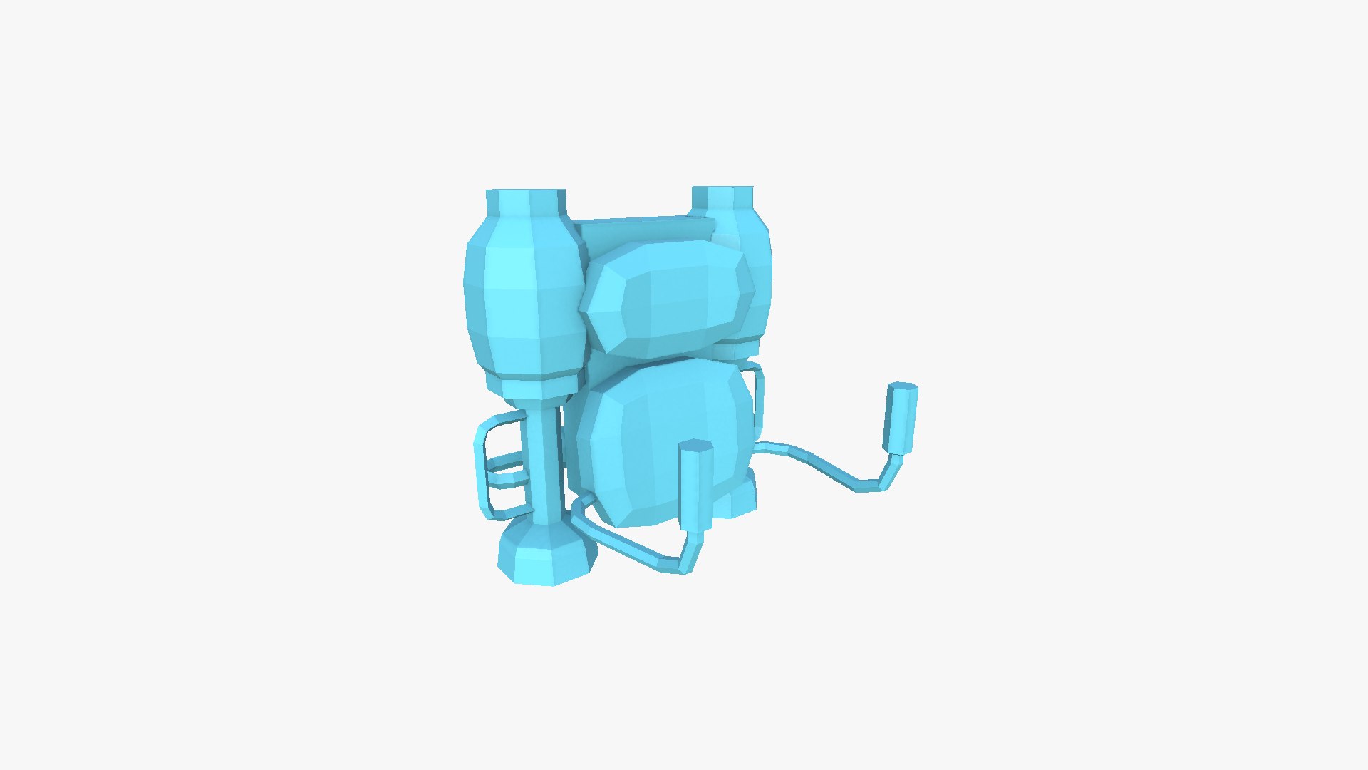 Jetpack Low Poly E05 - SciFi Character Design 3D Model - TurboSquid 2255387