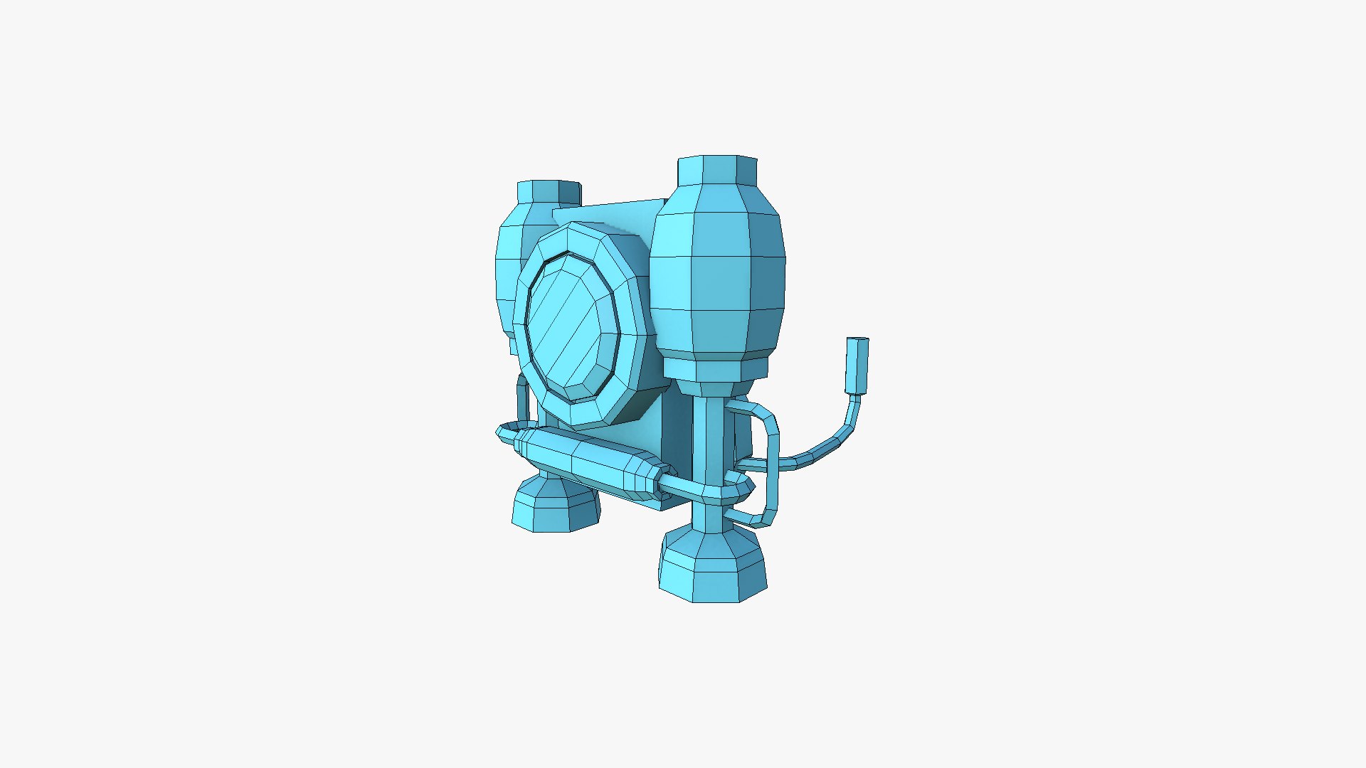 Jetpack Low Poly E05 - SciFi Character Design 3D Model - TurboSquid 2255387