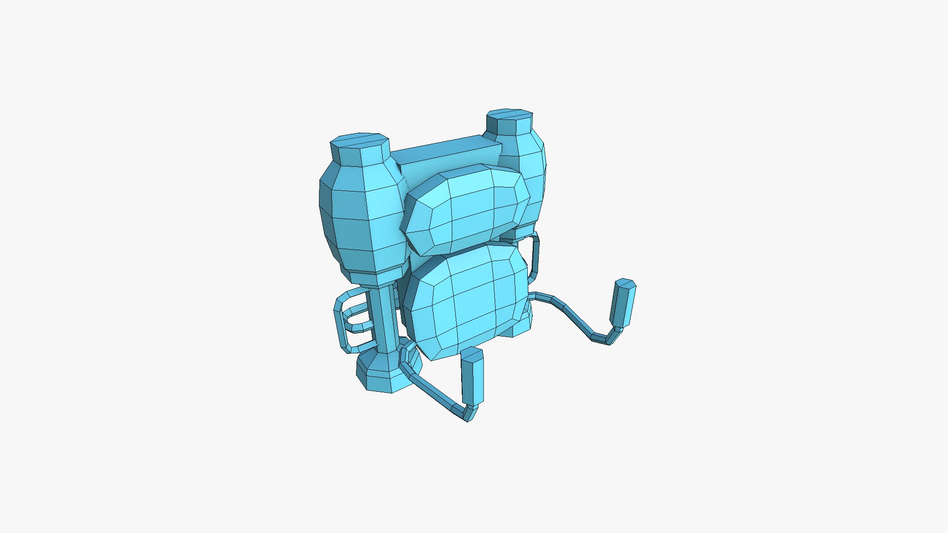 Jetpack Low Poly E05 - SciFi Character Design 3D Model - TurboSquid 2255387
