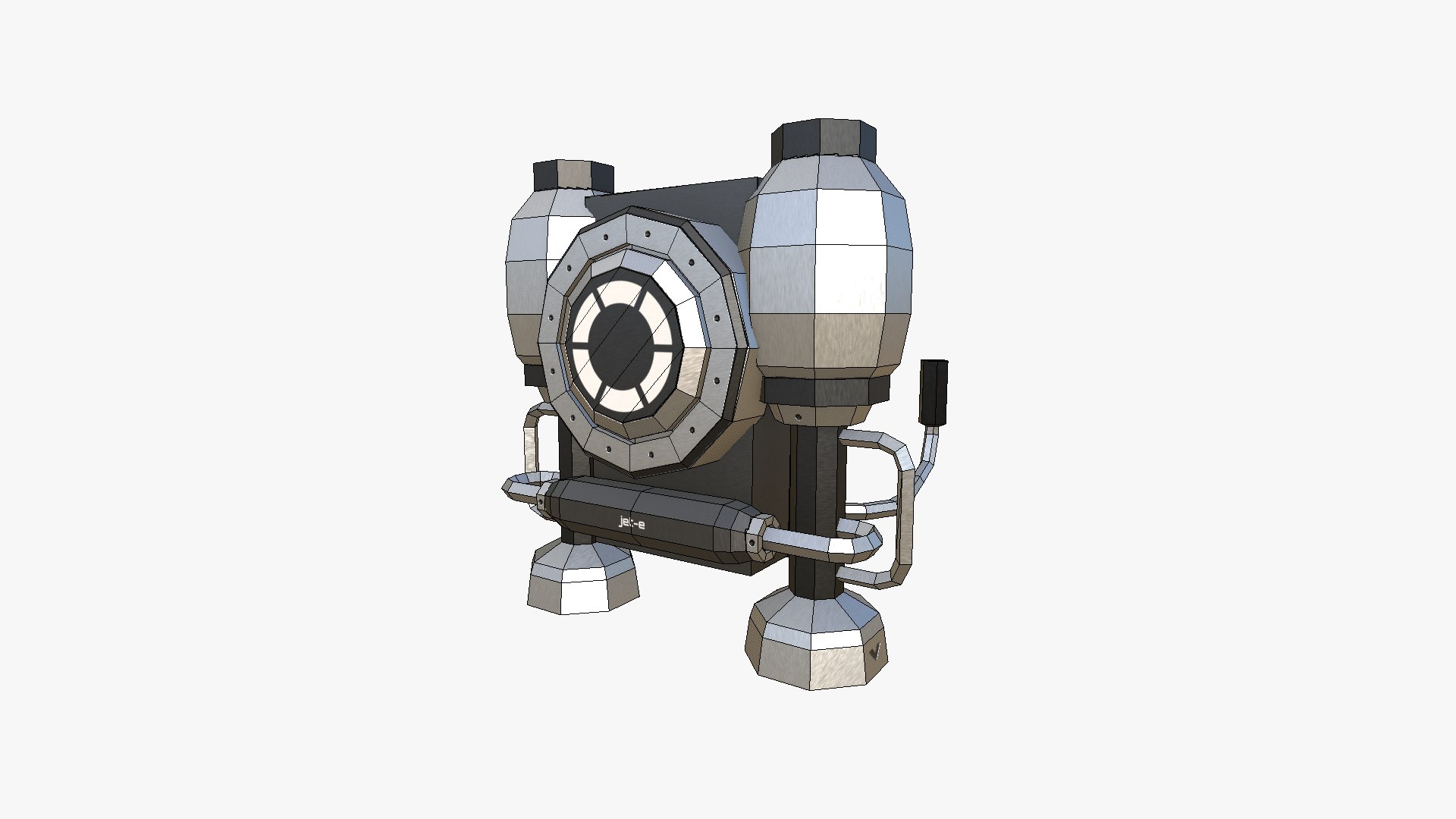 Jetpack Low Poly E05 - SciFi Character Design 3D Model - TurboSquid 2255387