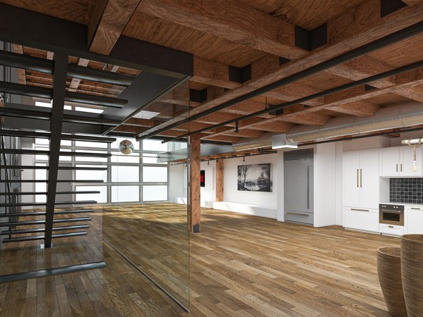 Warehouse Home Loft Office 3D model - TurboSquid 1848932