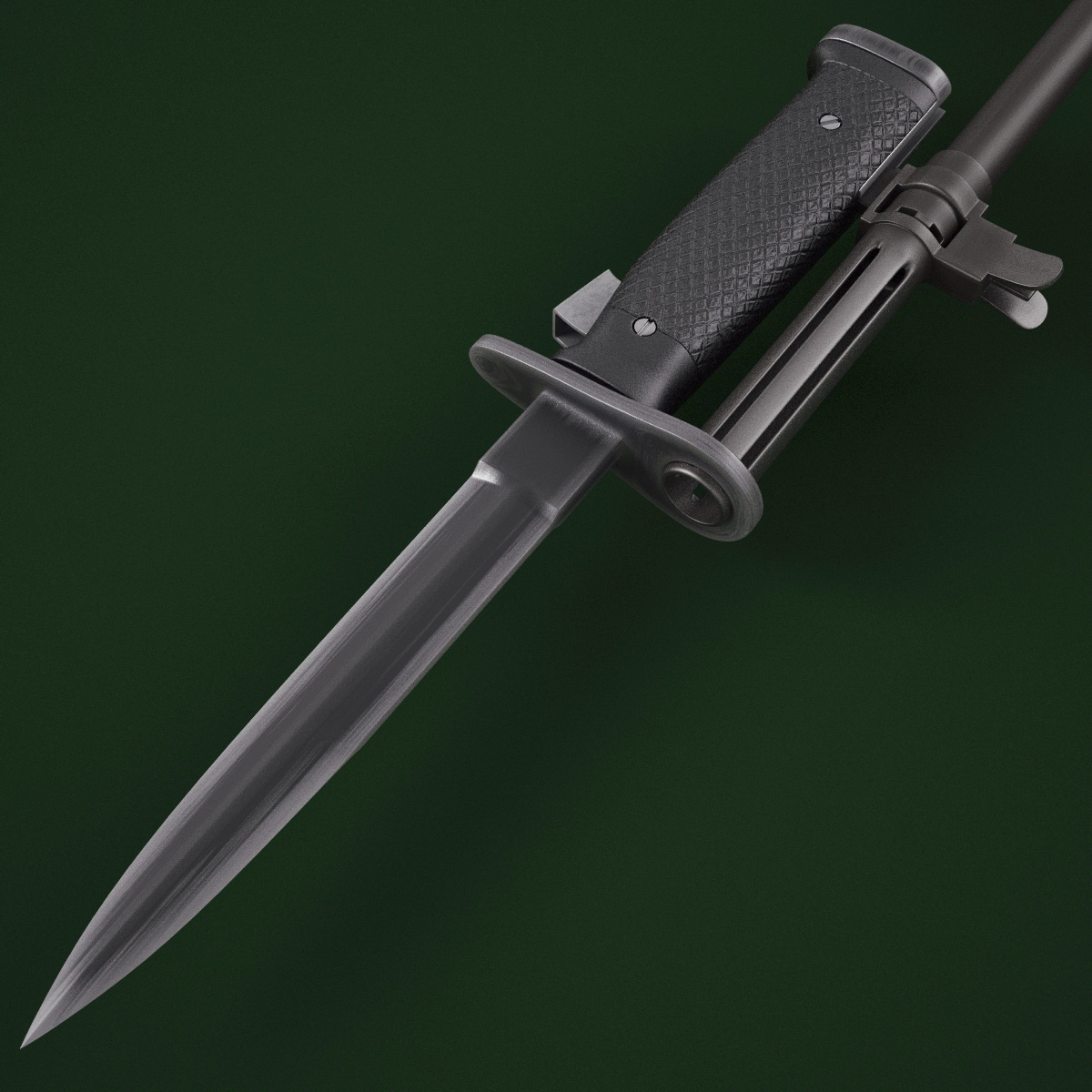 3d m14 rifle m6 bayonet