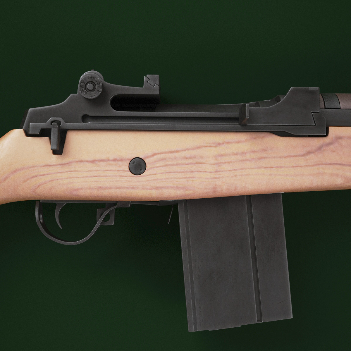 3d m14 rifle m6 bayonet