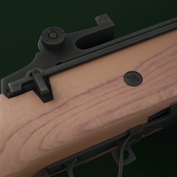 3d m14 rifle m6 bayonet