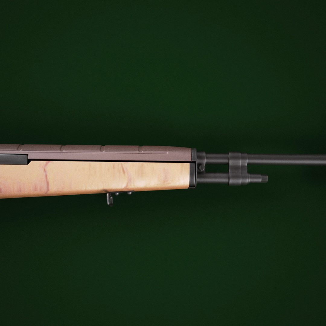 3d M14 Rifle M6 Bayonet