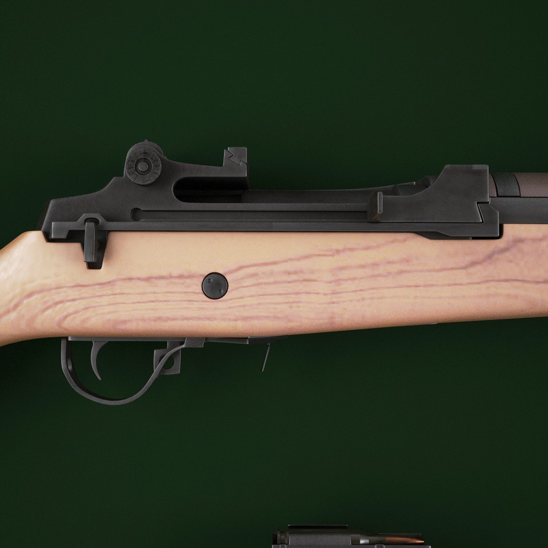 3d m14 rifle m6 bayonet