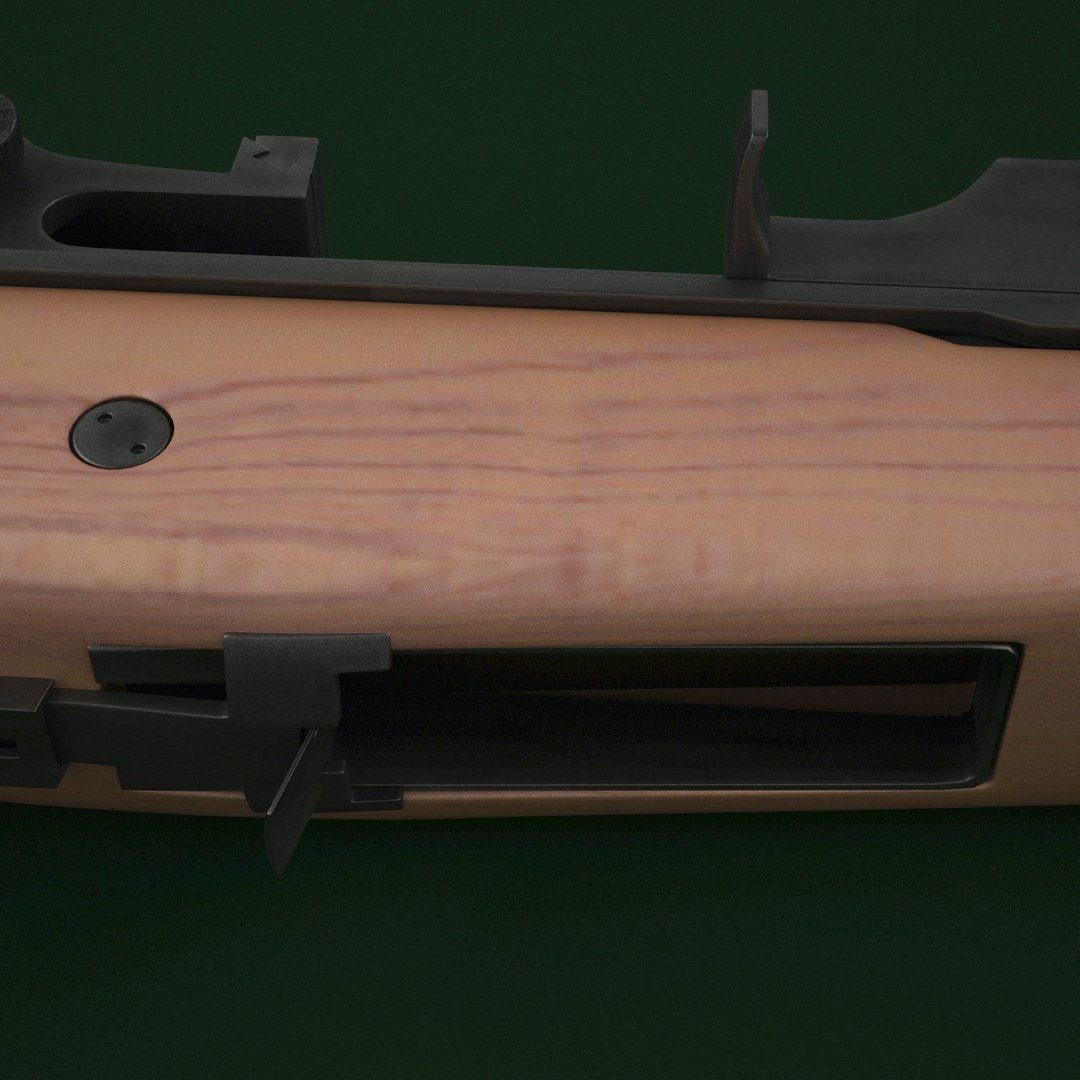 3d m14 rifle m6 bayonet