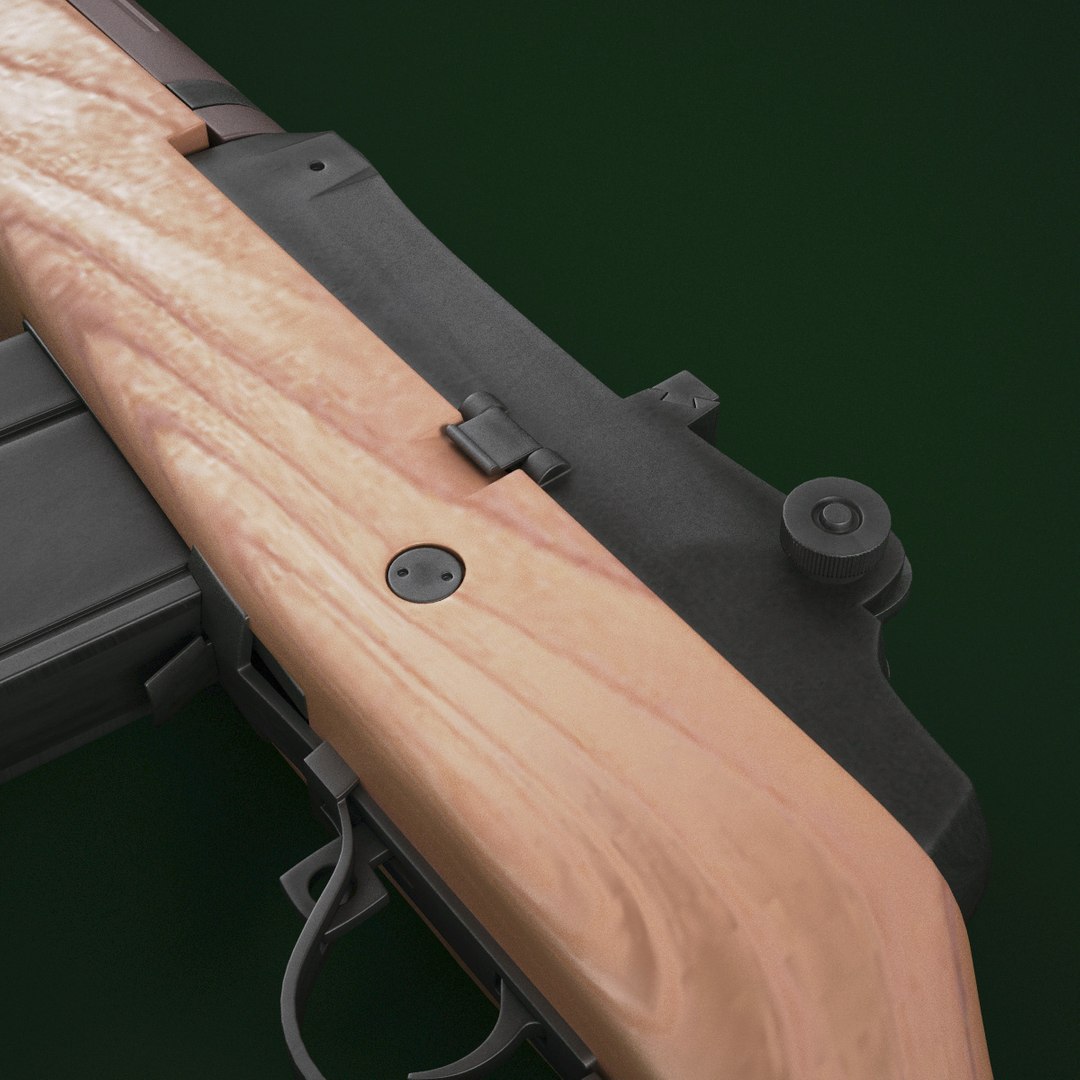 3d m14 rifle m6 bayonet