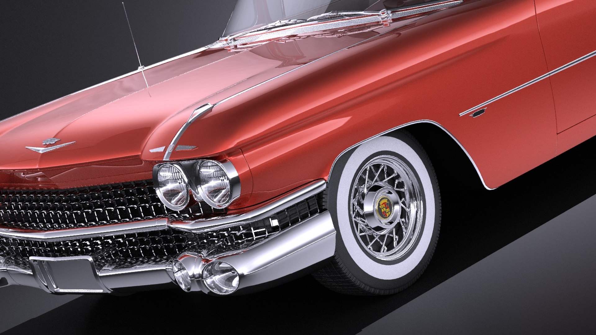 3d 3ds Cadillac Eldorado 1959