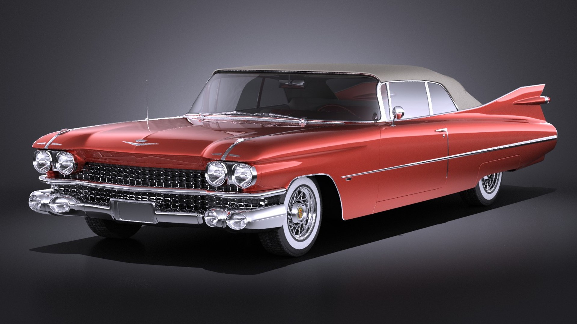 3d 3ds Cadillac Eldorado 1959