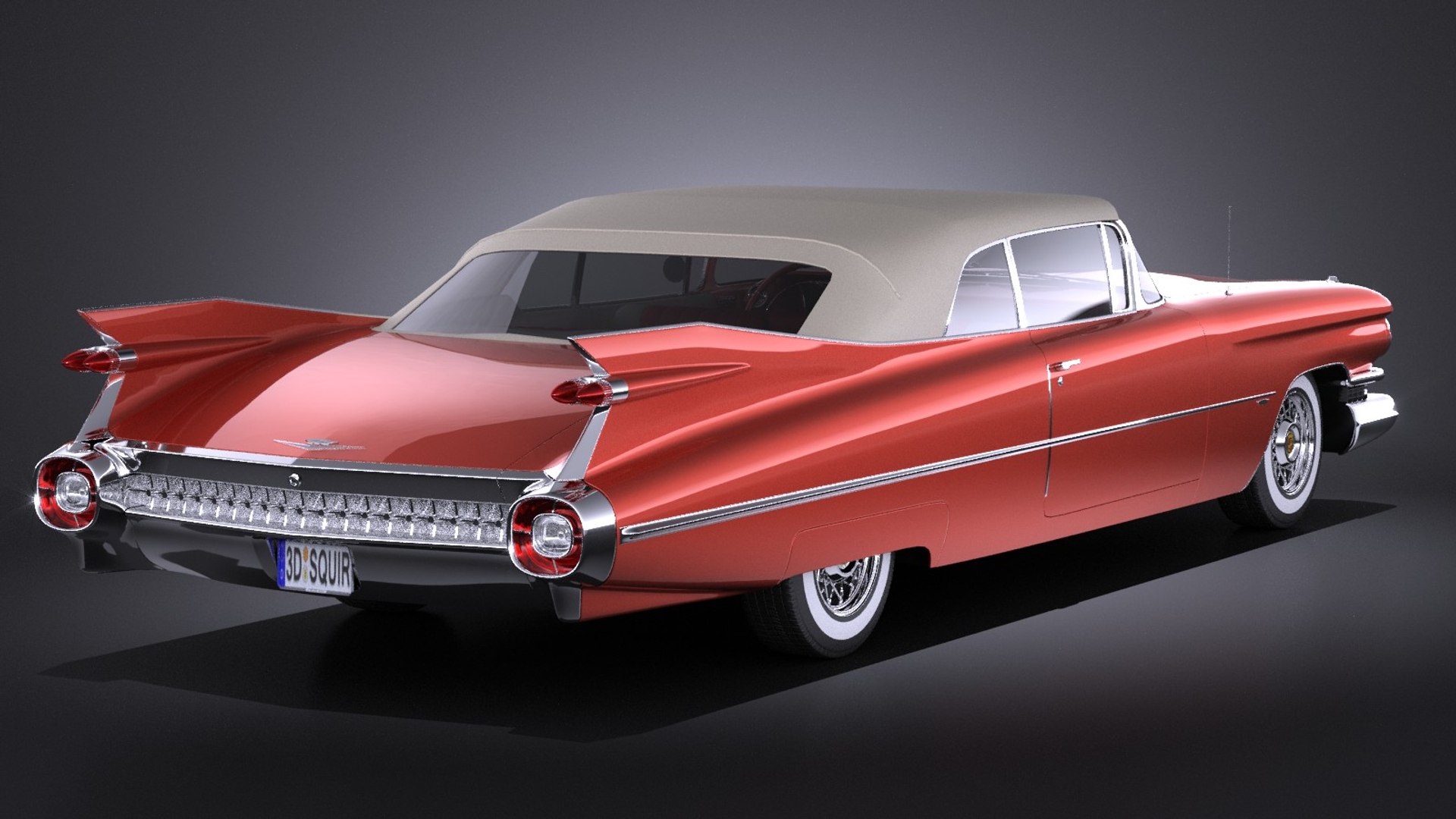 3d 3ds Cadillac Eldorado 1959